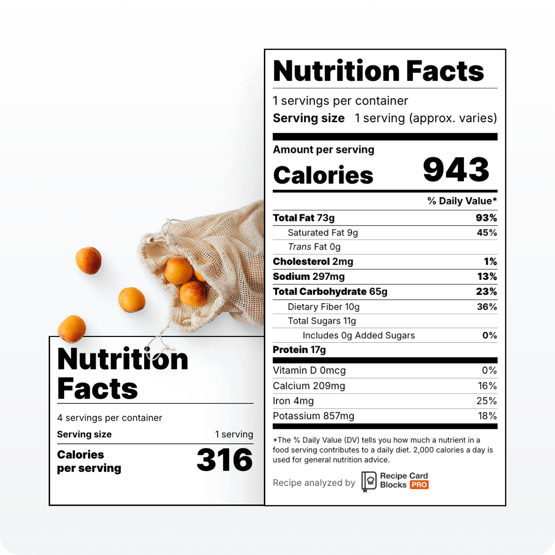 Free Nutrition Facts Label Generator | Create FDA Labels Fast